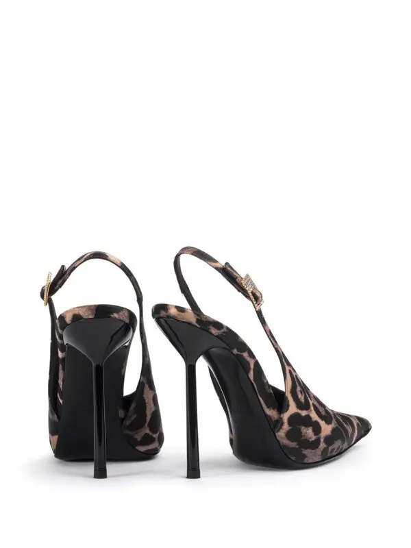 LE SILLA 120mm Clivage Leather Pumps