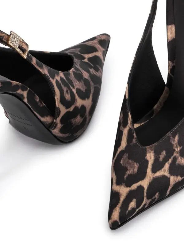 LE SILLA 120mm Clivage Leather Pumps