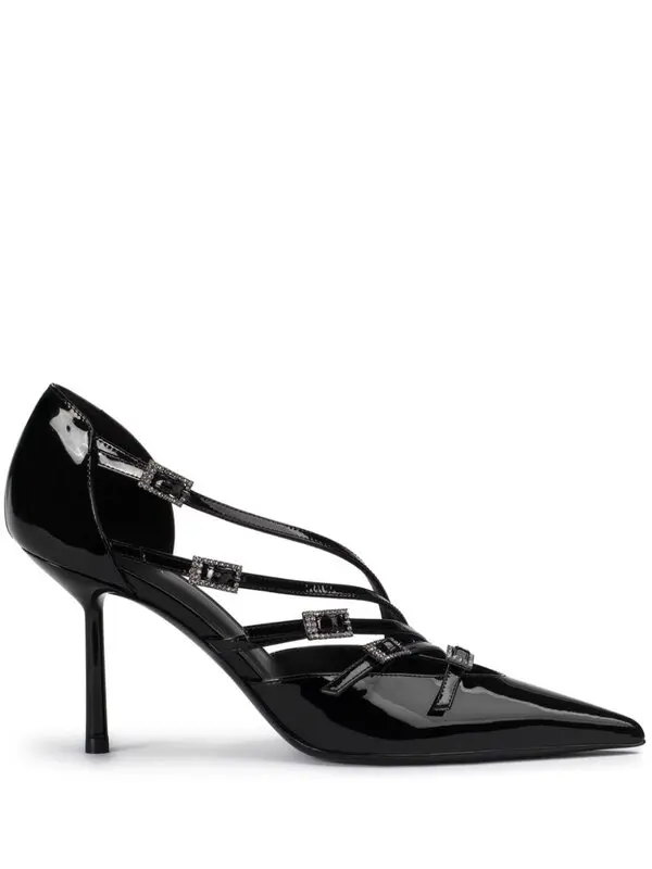 LE SILLA Scarlet 100mm Leather Pumps