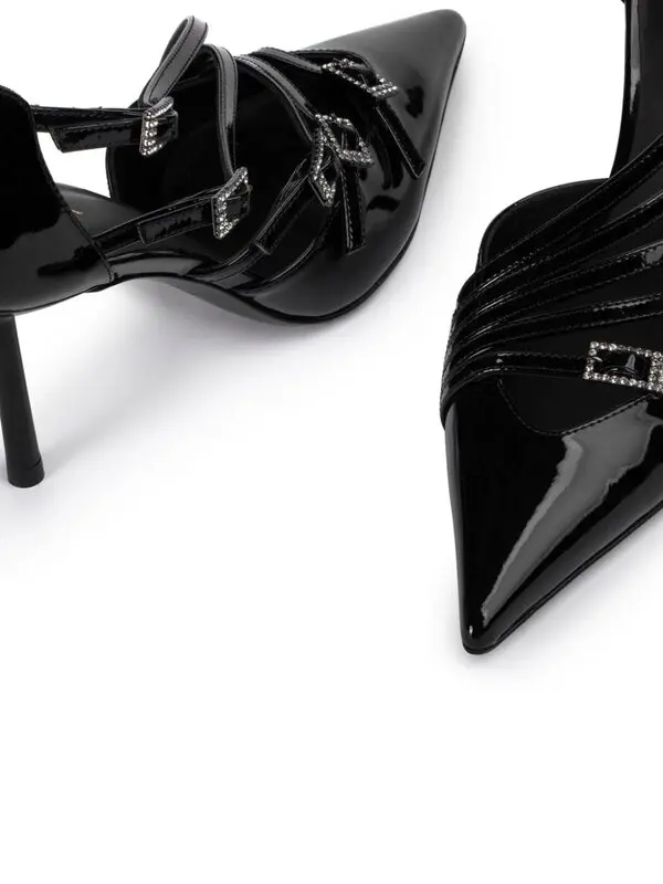 LE SILLA Scarlet 100mm Leather Pumps