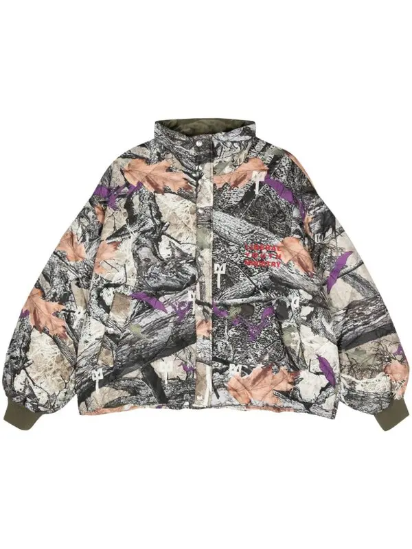 LIBERAL YOUTH MINISTRY Abstract-print Padded Jacket
