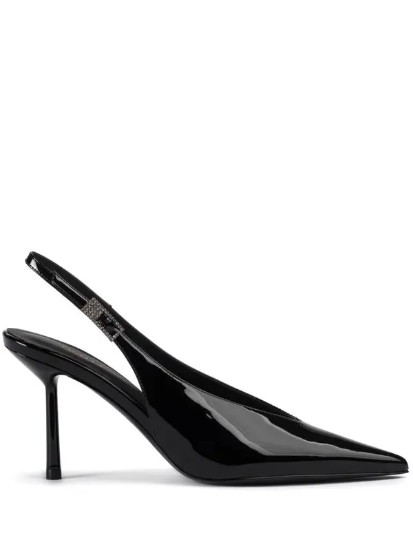 LE SILLA Clivage Leather Pumps