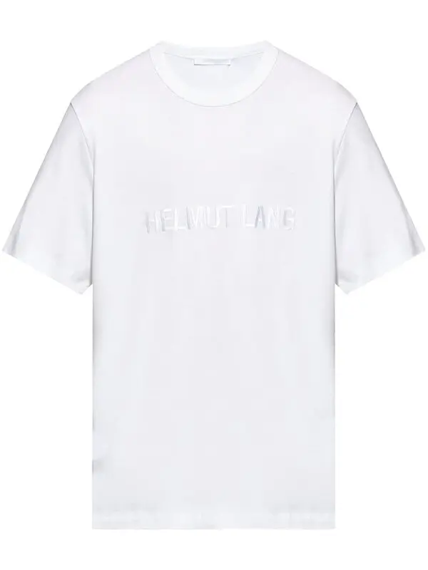 Helmut Lang Logo-embroidered Cotton T-shirt