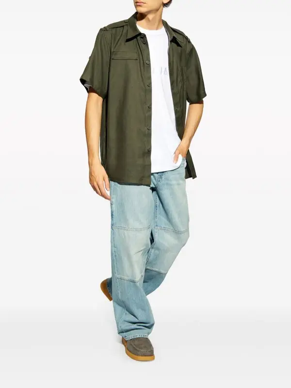 Helmut Lang Logo-embroidered Cotton T-shirt