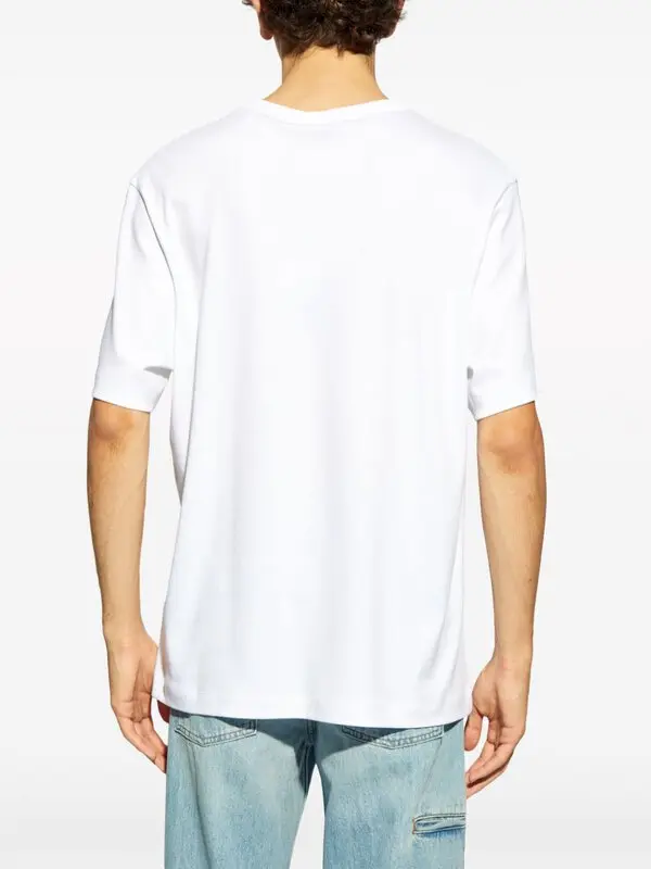 Helmut Lang Logo-embroidered Cotton T-shirt