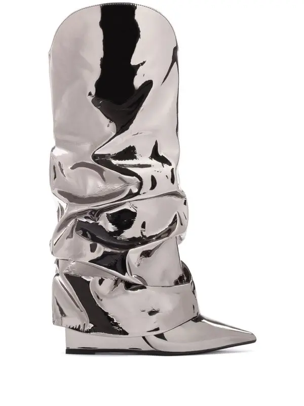 LE SILLA Andy 120mm Metallic-effect Boots