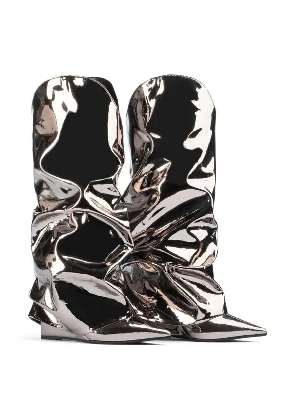 LE SILLA Andy 120mm Metallic-effect Boots