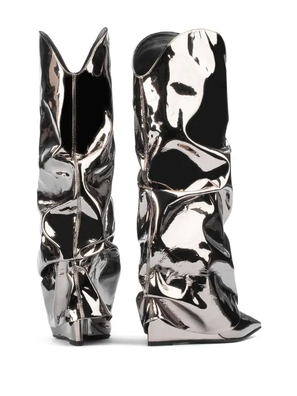 LE SILLA Andy 120mm Metallic-effect Boots