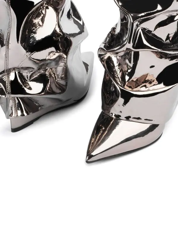 LE SILLA Andy 120mm Metallic-effect Boots