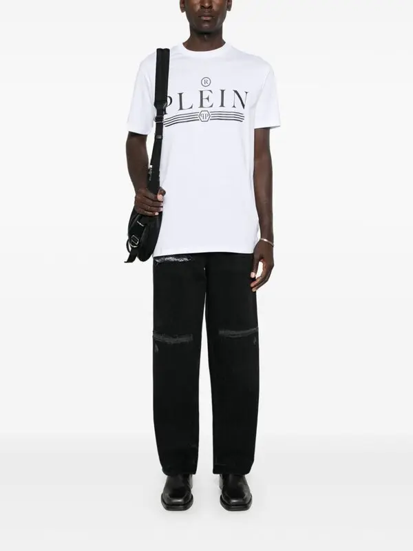 Philipp Plein Logo-print Cotton T-shirt - White