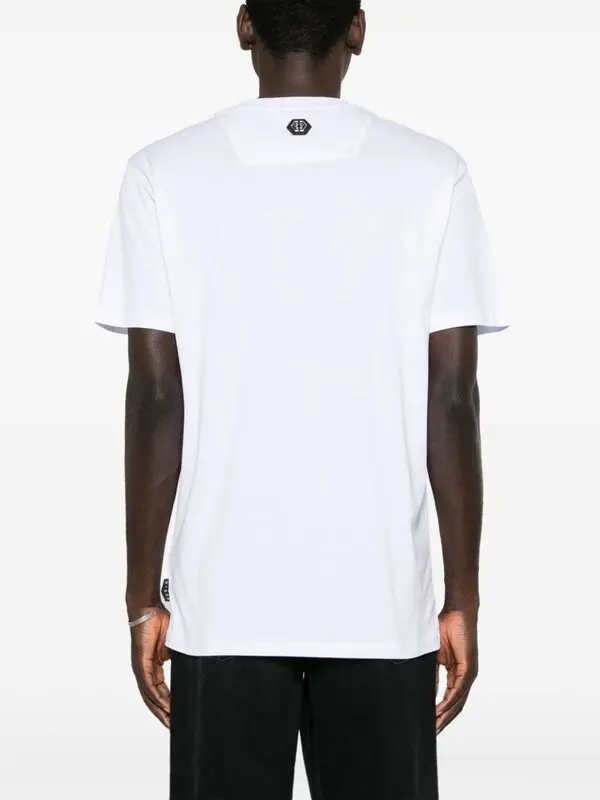 Philipp Plein Logo-print Cotton T-shirt - White