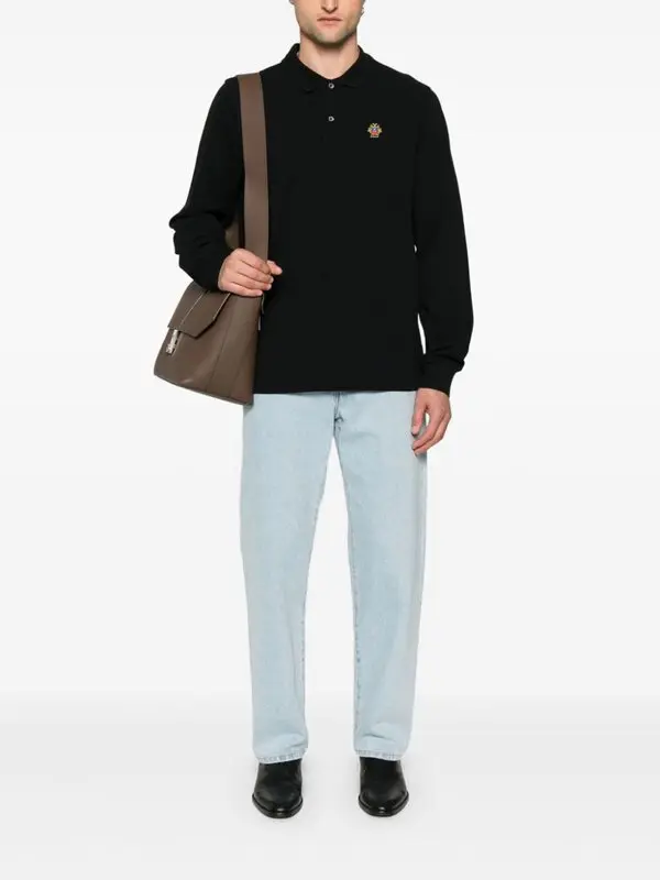 Bally Logo-embroidered Organic Cotton Polo Shirt
