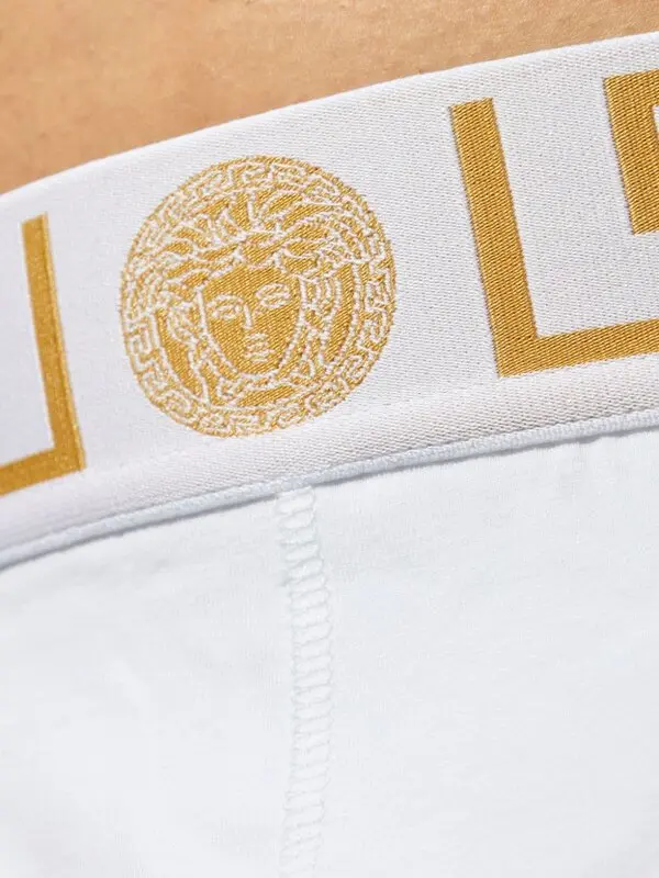 Versace Greca Stretch-cotton Boxers