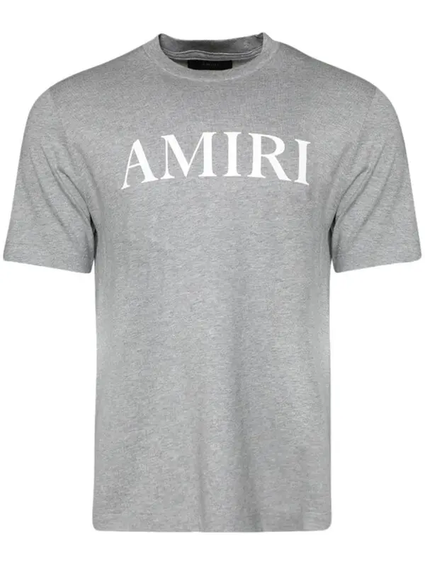 Amiri Core Logo-print Cotton T-shirt - Grey