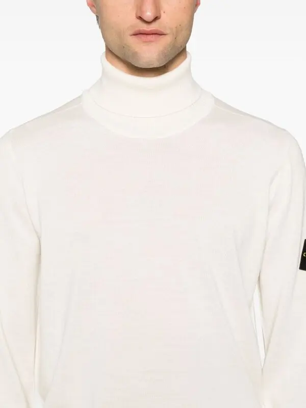 Stone Island Compass-badge Wool Jumper