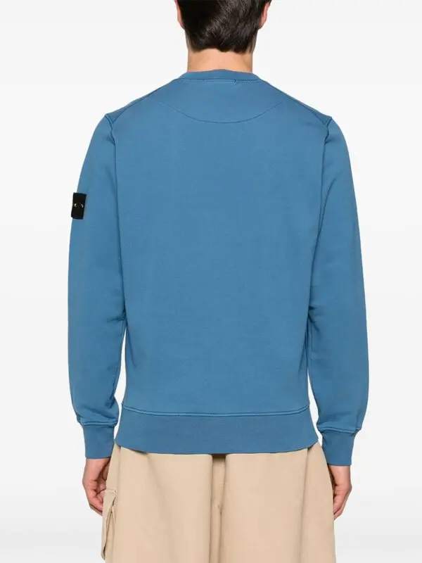 Stone Island Compass-badge Cotton Sweatshirt