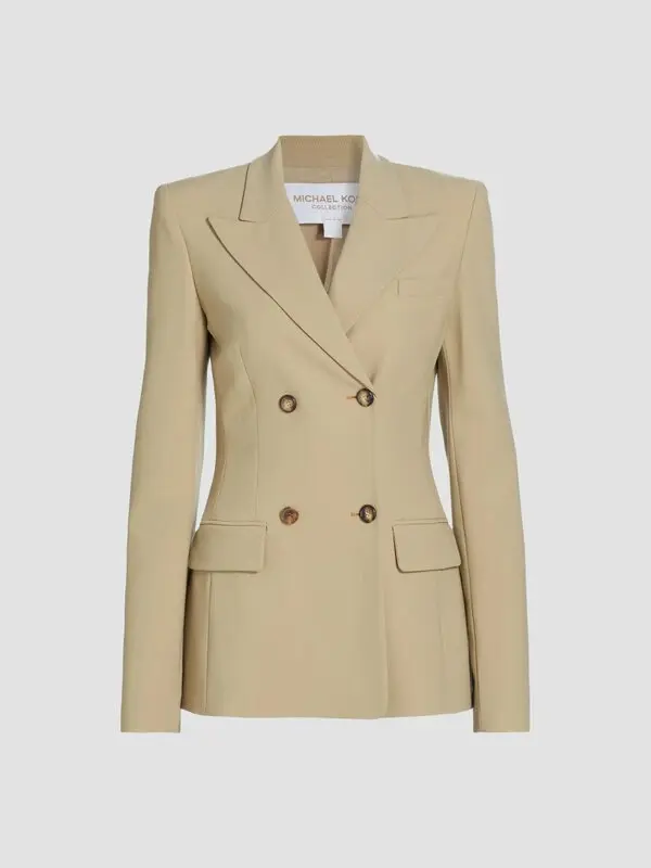 Michael Kors Georgina Wool Double-breasted Blazer
