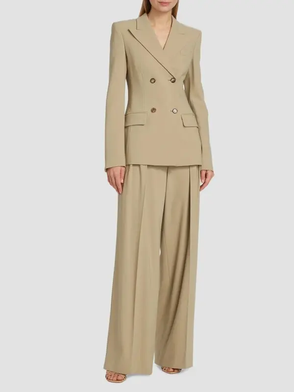 Michael Kors Georgina Wool Double-breasted Blazer