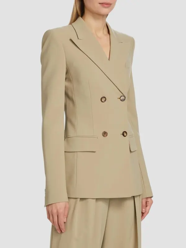 Michael Kors Georgina Wool Double-breasted Blazer