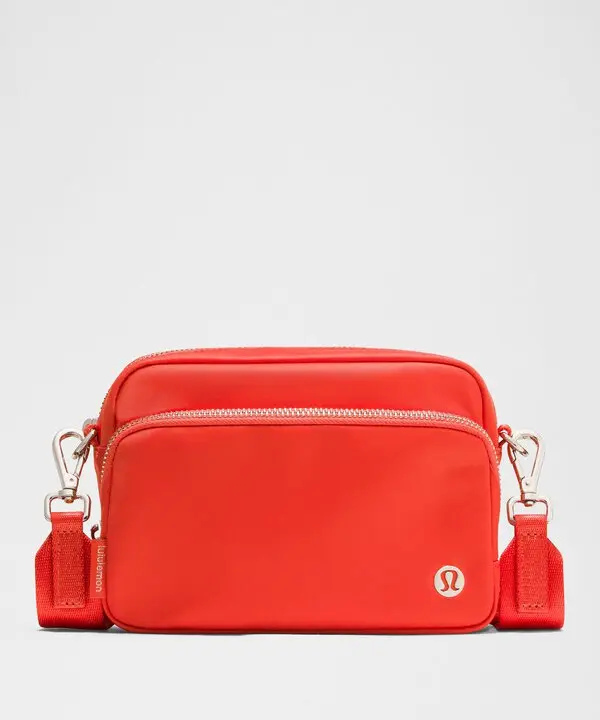 Lululemon Everywhere Crossbody Bag 2l - Light Vermilion/silver