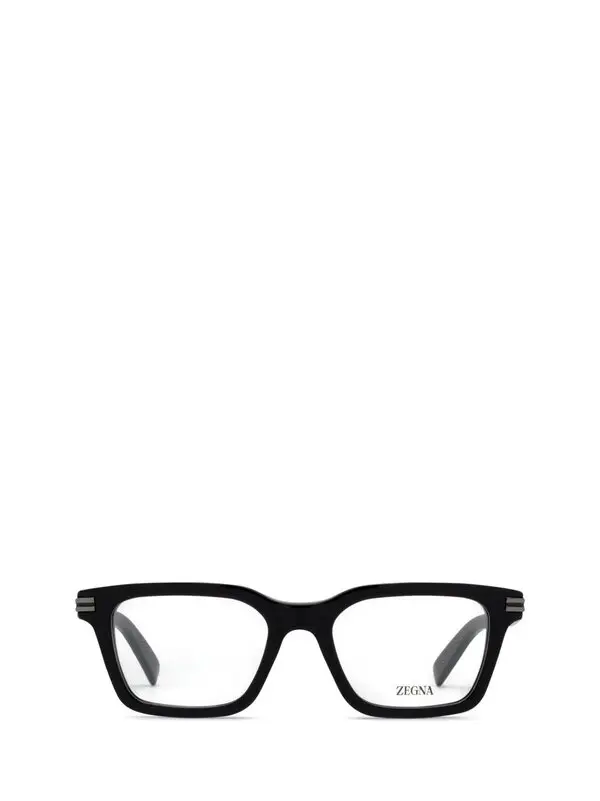 Zegna Squarish Eyeglasses - Shiny Black