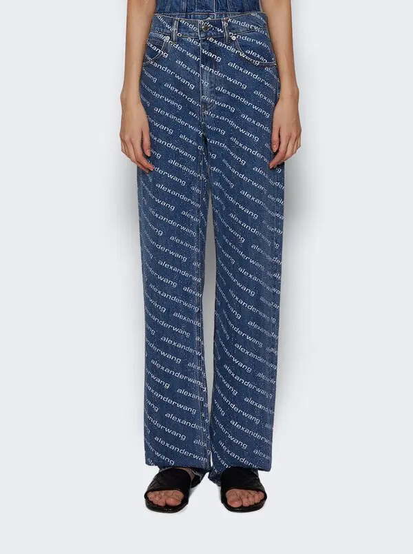 Alexander Wang Ez Logo Jeans - Multi
