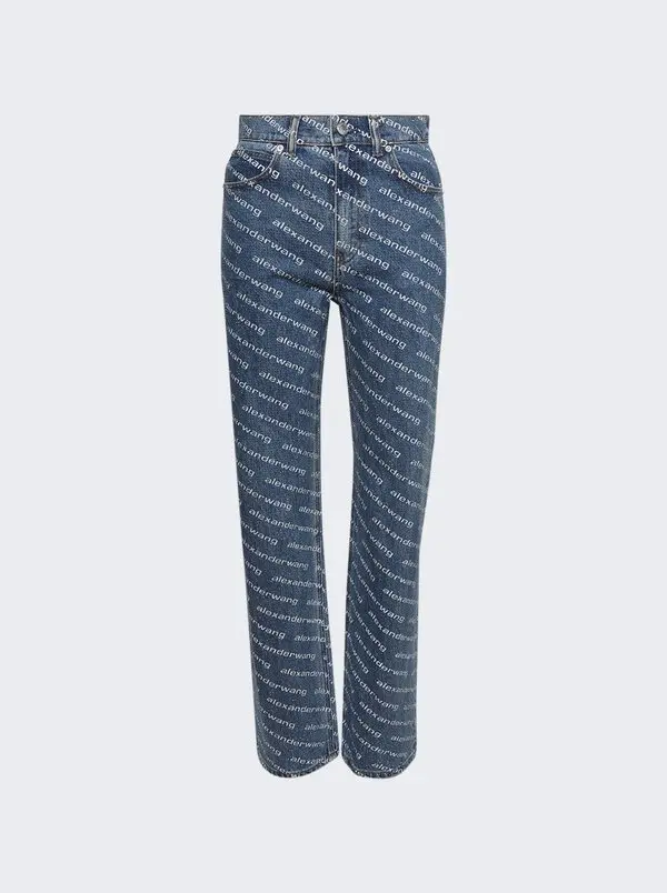 Alexander Wang Ez Logo Jeans - Multi