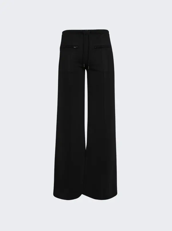 COURRÃ¨GES Interlock Tracksuit Baggy Pants - Black