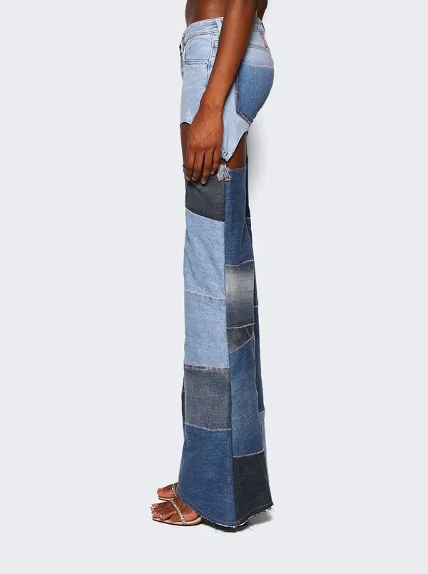 MOMMA'S BLUES Chacha Chaps Denim Jeans