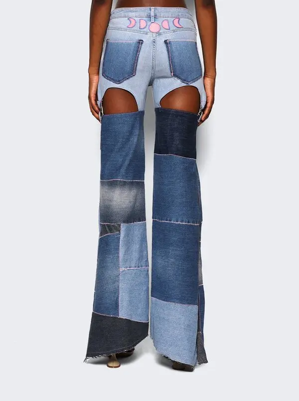 MOMMA'S BLUES Chacha Chaps Denim Jeans