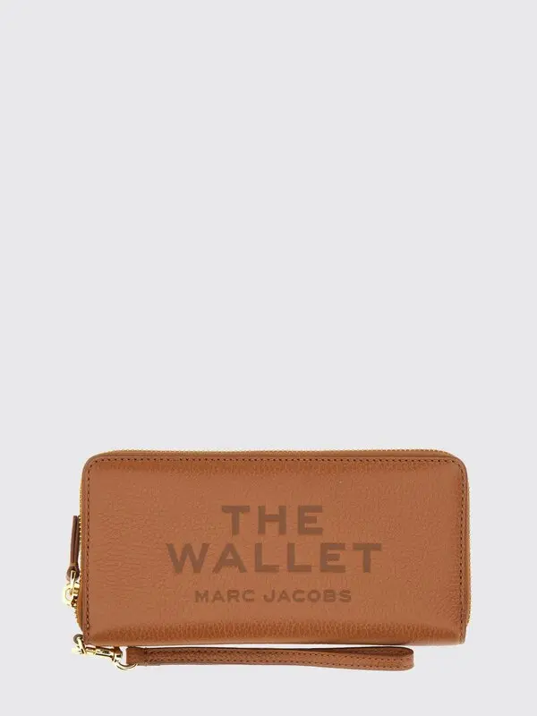 Marc Jacobs The Wallet Grained Continental Wallet With Logo - Leather