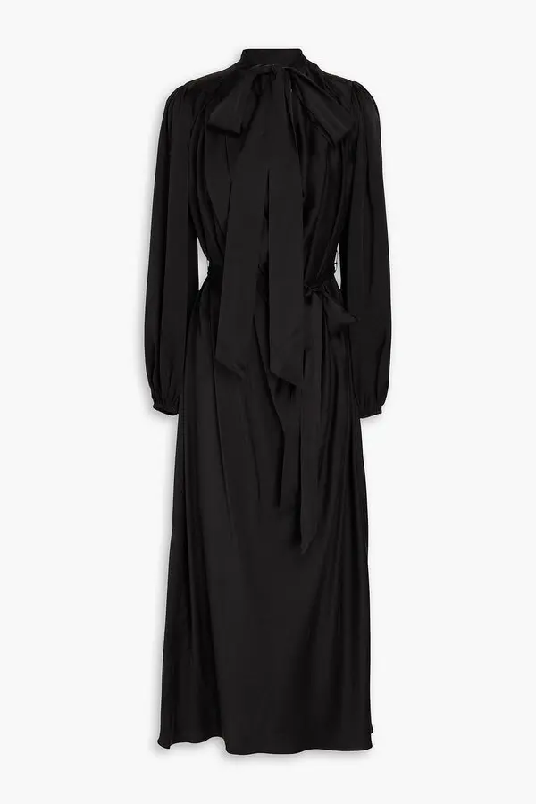 Zimmermann Silk-satin Midi Dress
