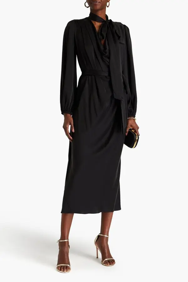 Zimmermann Silk-satin Midi Dress