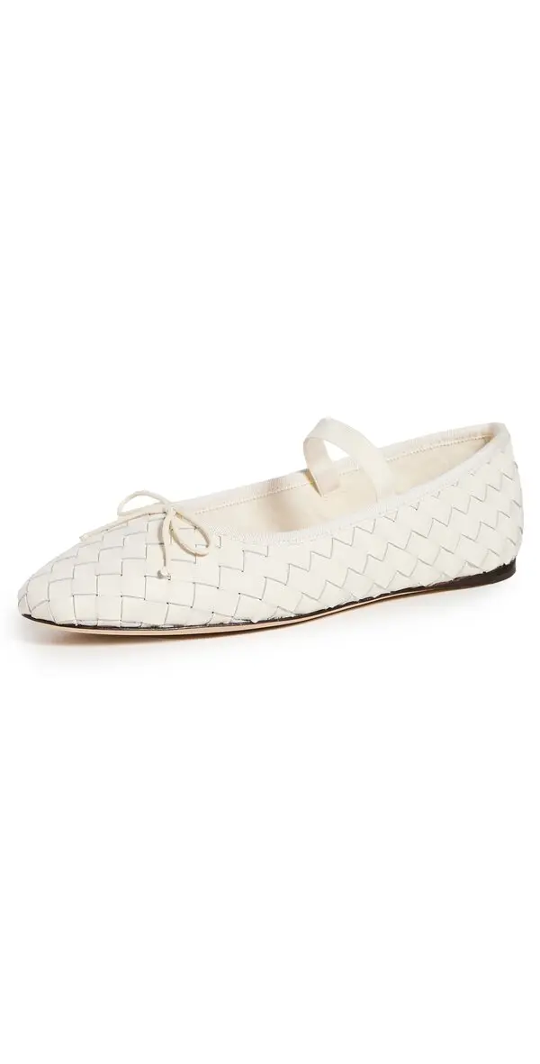 LOEFFLER RANDALL Leonie Ballet Flats - Cream