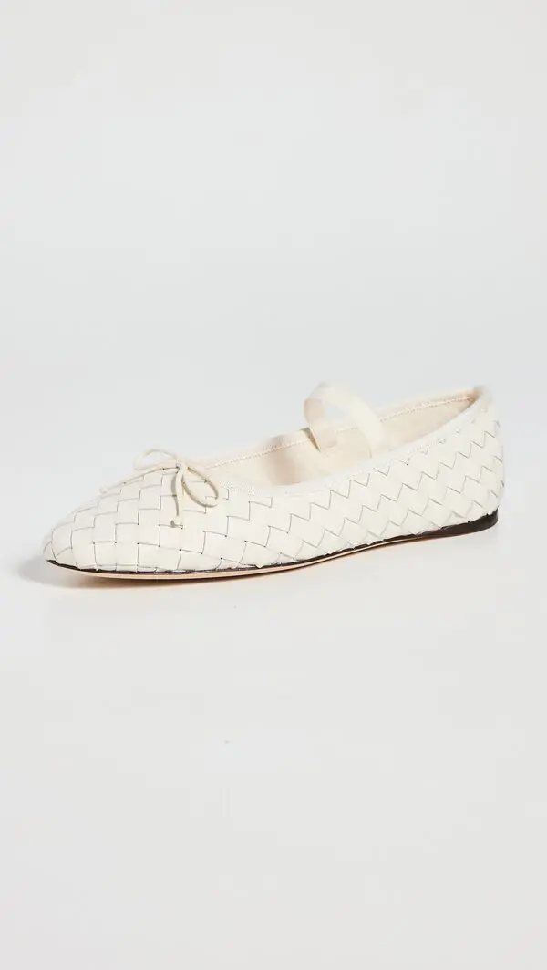 LOEFFLER RANDALL Leonie Ballet Flats - Cream