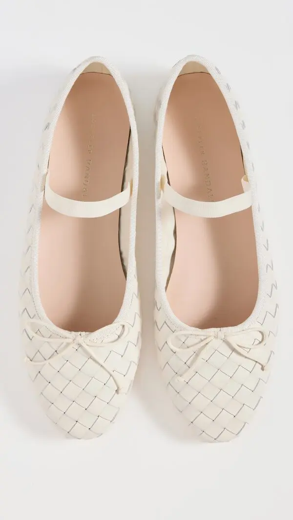 LOEFFLER RANDALL Leonie Ballet Flats - Cream