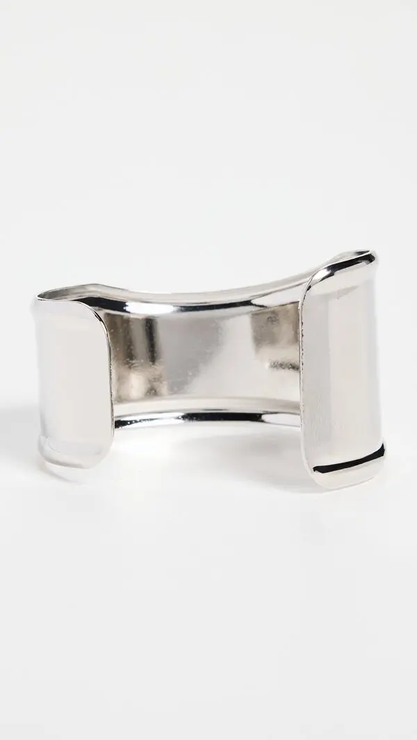 ADINA EDEN Indented Curved Bangle Bracelet