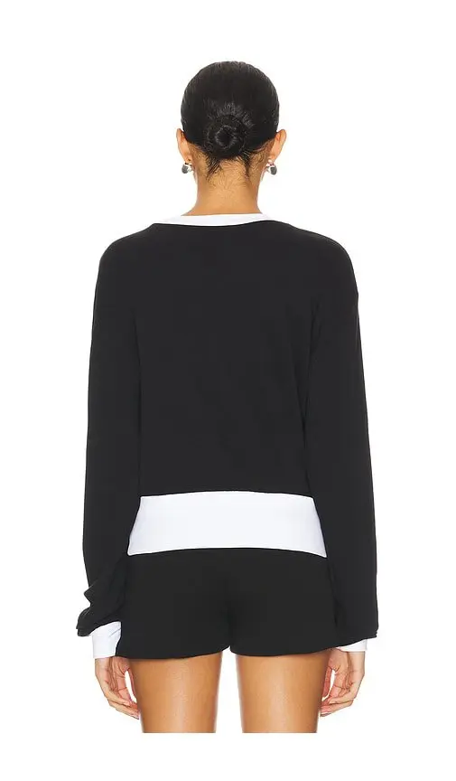 Michael Lauren Trayvon Crop Pullover