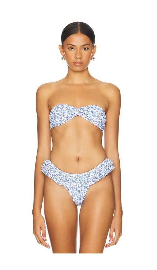 Lioness Bisous Bandeau - Ditsy Blue Floral