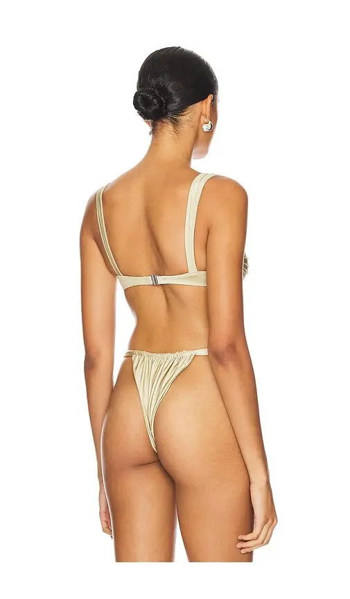 BELLE ANNA Oracle Metallic Top - Gold