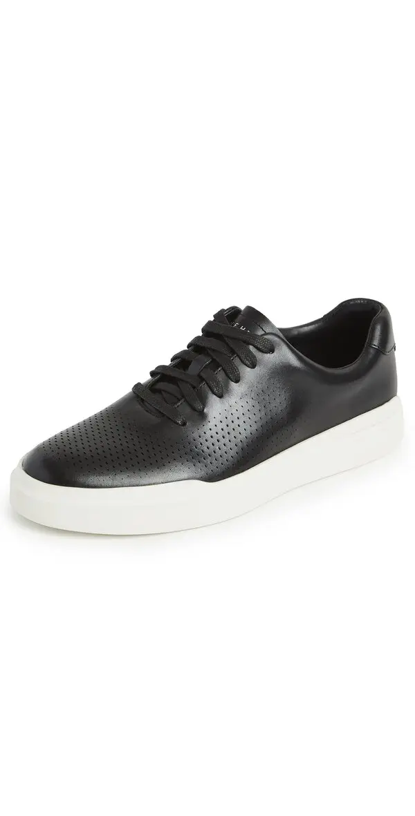 Cole Haan Grandpro Rally Laser Cut Sneakers - Black