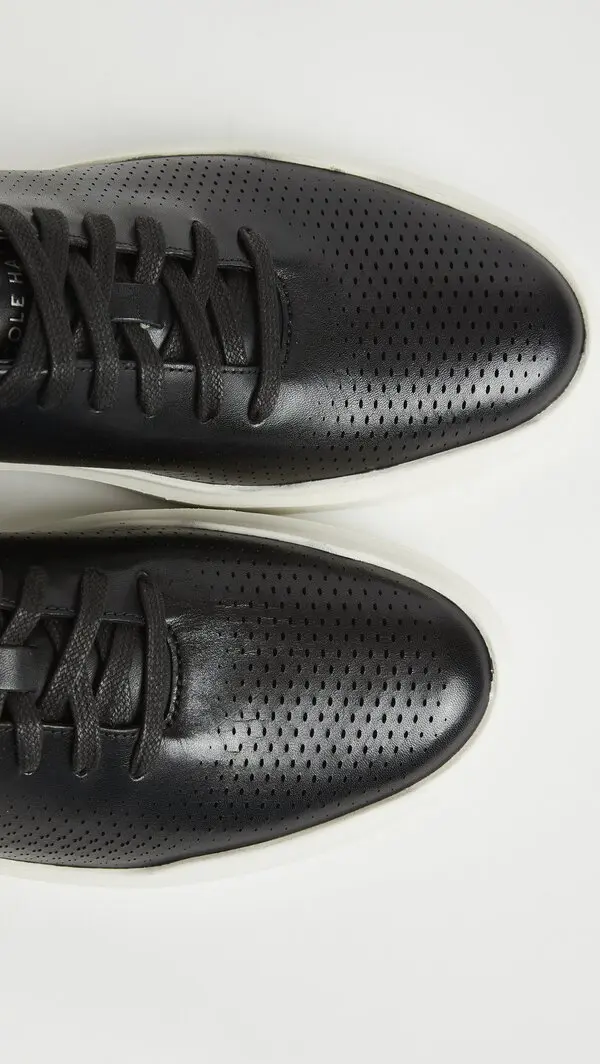 Cole Haan Grandpro Rally Laser Cut Sneakers - Black