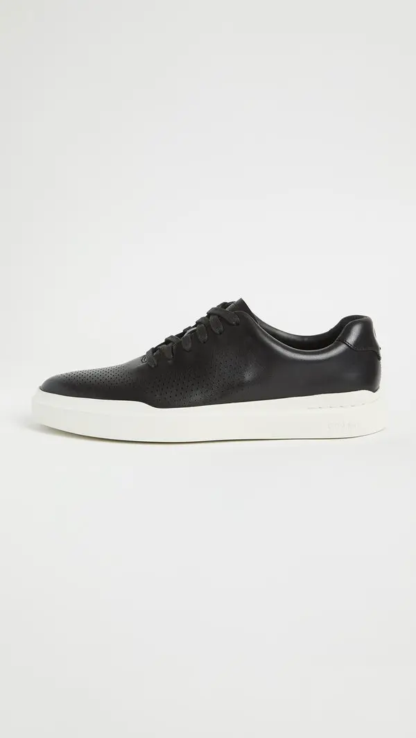Cole Haan Grandpro Rally Laser Cut Sneakers - Black