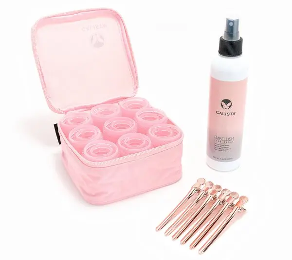 CALISTA Volumizing Self Grip Rollers + Flex Spray Kit