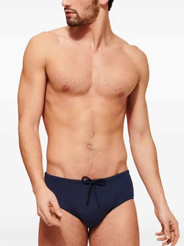 Vilebrequin Drawstring-waist Swimming Trunks - Blue