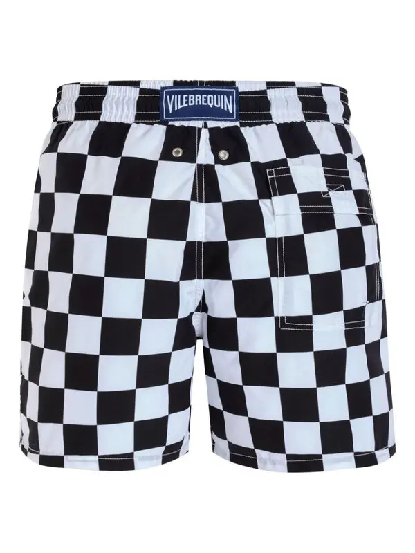 Vilebrequin Damier Check-pattern Swim Shorts
