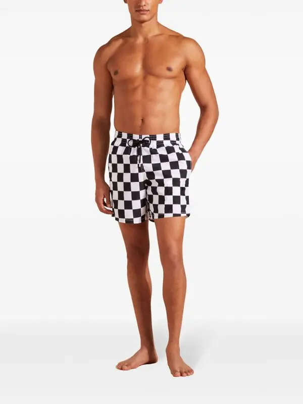 Vilebrequin Damier Check-pattern Swim Shorts
