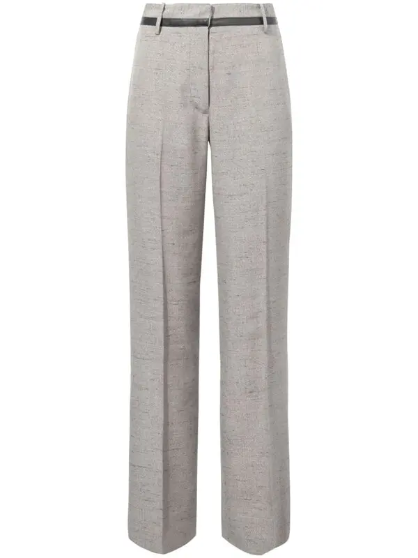 Proenza Schouler Aiden Mélange Wide-leg Trousers