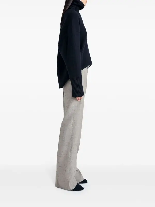 Proenza Schouler Aiden Mélange Wide-leg Trousers