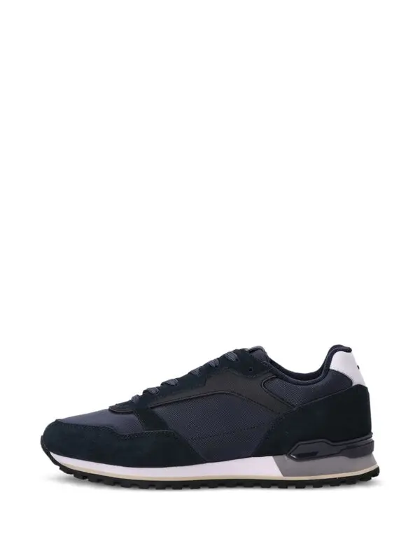 BOSS Suede-trimmed Mesh Sneakers - Blue